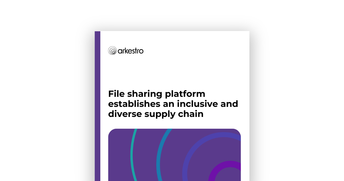 File Sharing Platform Establishes an Inclusive and Diverse Supply Chain ...